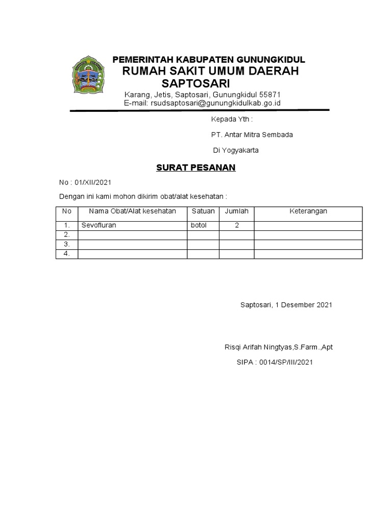 Contoh SP | PDF