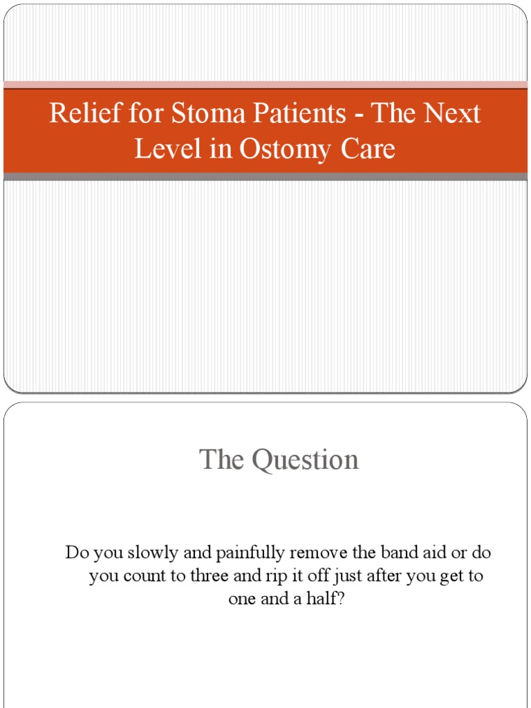 Niltac: Relief for Stoma Patients | PDF