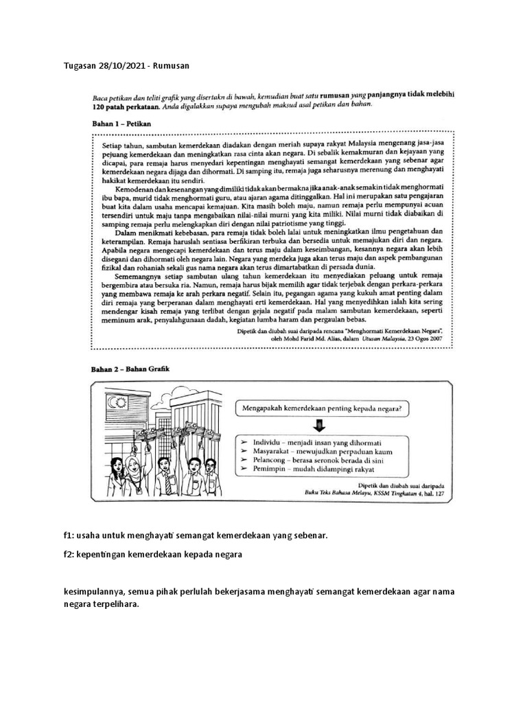 Rumusan Tingkatan 4 | PDF