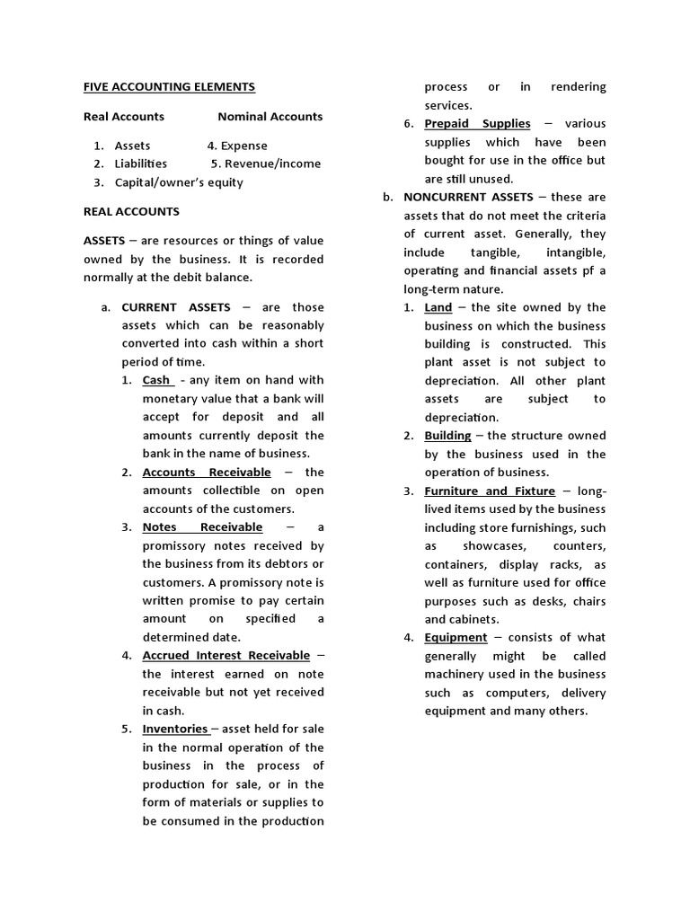 Accounting Notes | PDF | Debits And Credits | Equity (Finance)