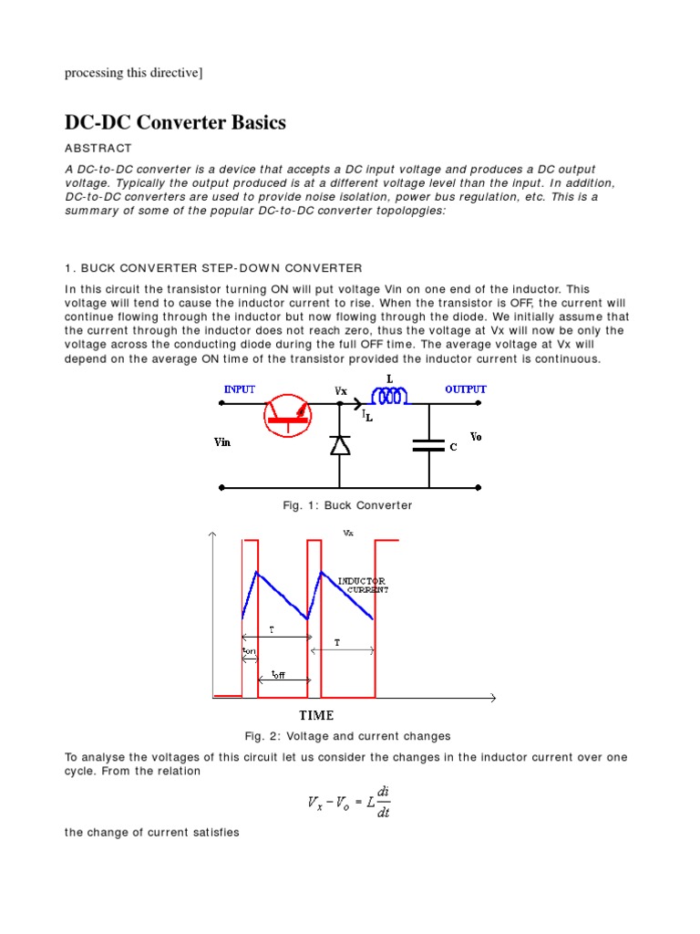 Buck Boost Basics | PDF | Teaching Methods & Materials
