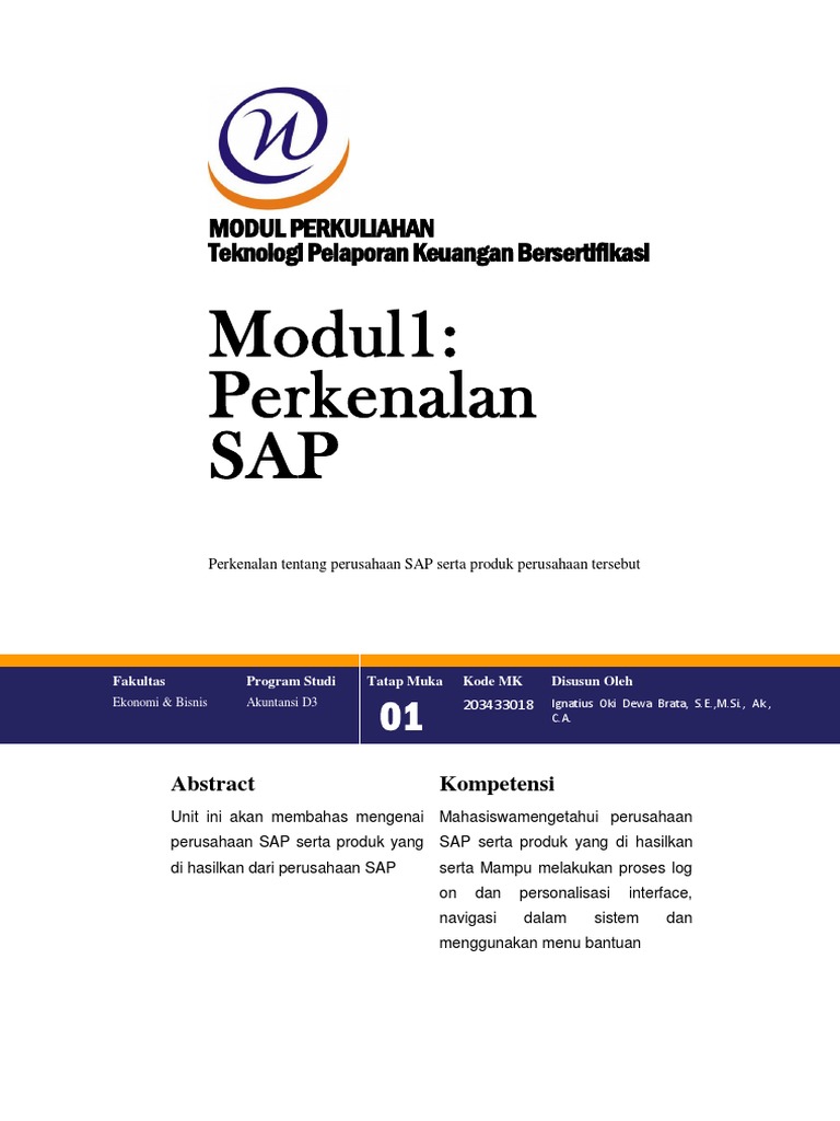 Modul 1 D3 | PDF