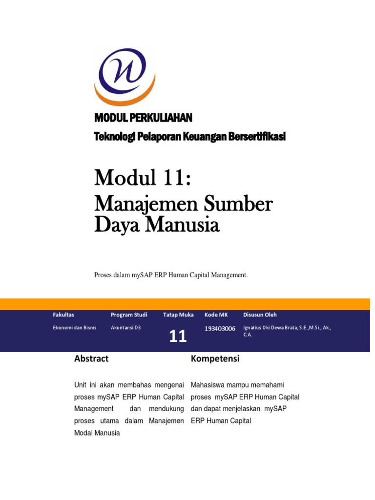 Modul 11 D3 | PDF