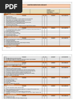 Locker Inspection and Cleaning Checklist | PDF | Home & Garden