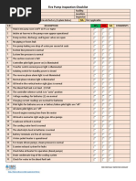 Weekly Fire Pump Inspection Checklist | PDF | Pump | Diesel Engine