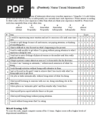 Mindful Attention Awareness Scale (MAAS) | PDF | Attention | Awareness