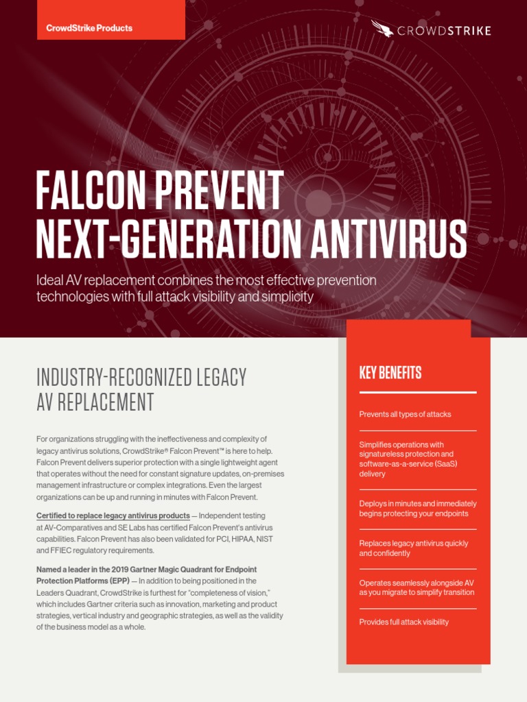 Falcon Prevent Next-Generation Antivirus: Industry-Recognized Legacy Av ...