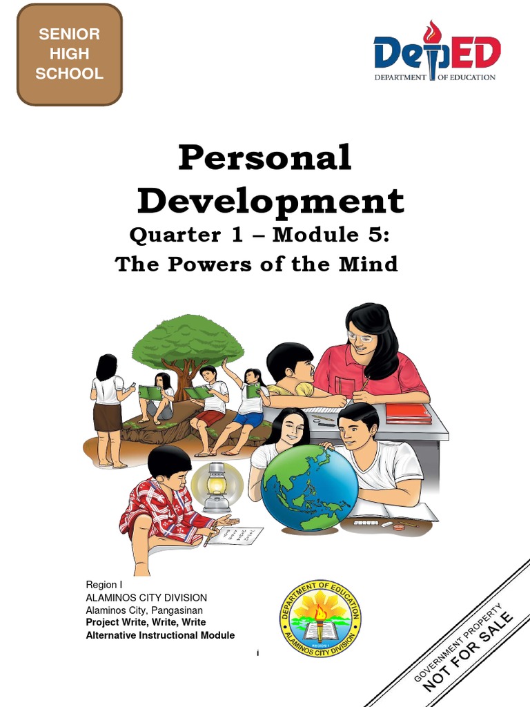 Personal Development: Quarter 1 - Module 5: The Powers of The Mind ...