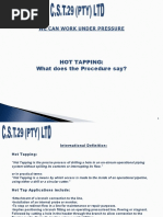 Hot Tapping Procedure IOCL Paradip | PDF | Occupational Safety And Health | Welding