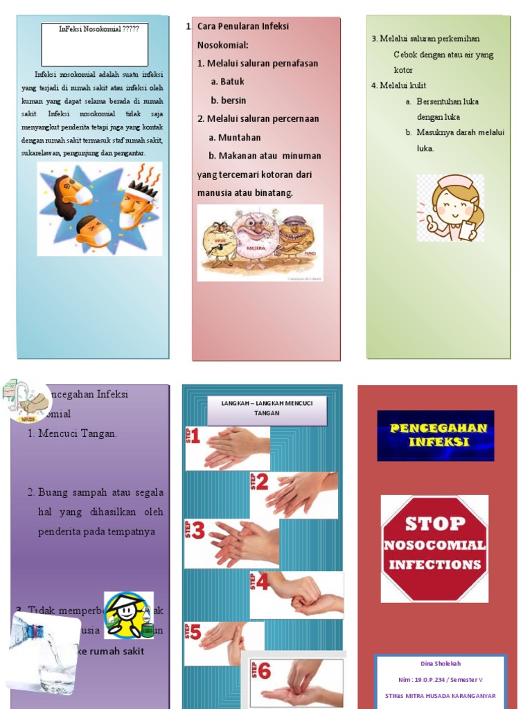 Leaflet Nosokomial Dina | PDF