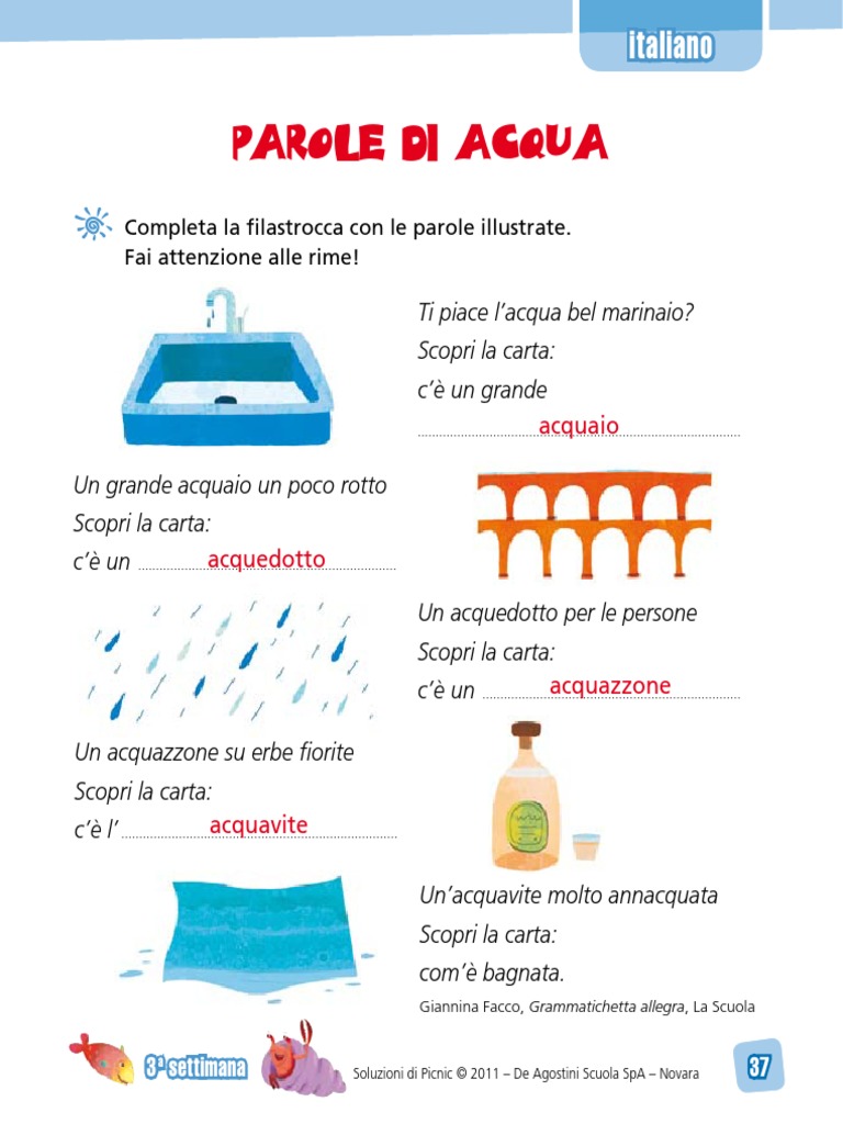 Parole Di Acqua | PDF