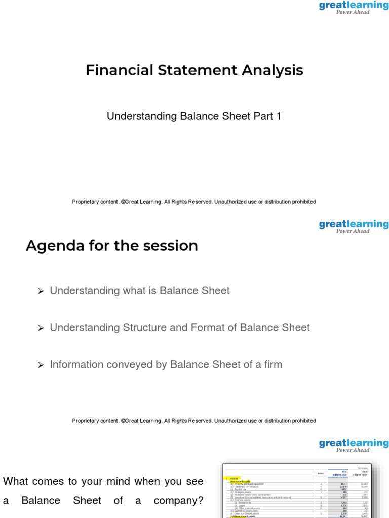 Understanding Balance Sheet Part 1 | PDF | Accounting | Balance Sheet Understanding Balance Sheet Part 1 | PDF | Accounting | Balance Sheet