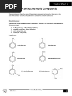 4 - Naming Benzene Ring | PDF | Organic Chemistry | Chemistry