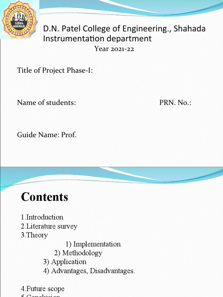 Seminar or Project PPT Format | PDF | Computers