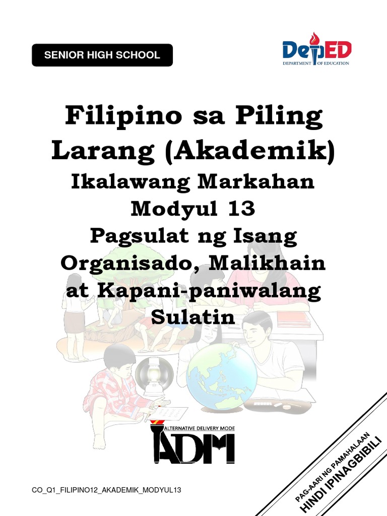 Filipino Sa Piling Larang Akademik 1 | PDF