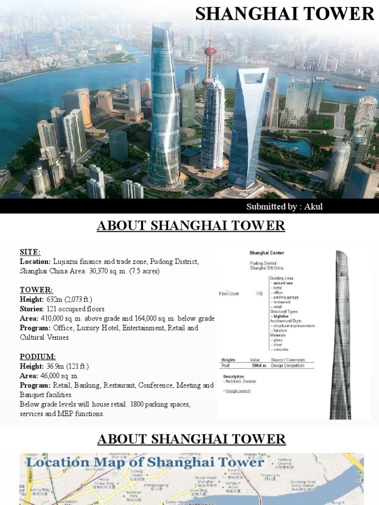 Shanghai Tower Final | Download Free PDF | Deep Foundation | Elevator