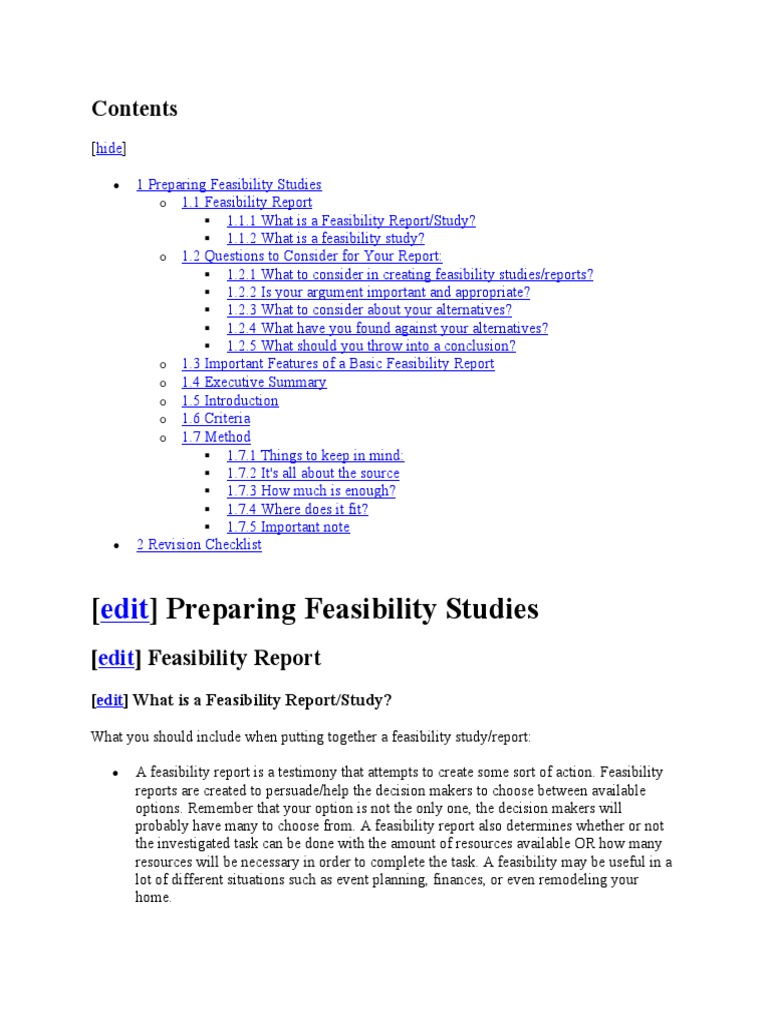 Feasibility Study | PDF | Feasibility Study | Decision Making