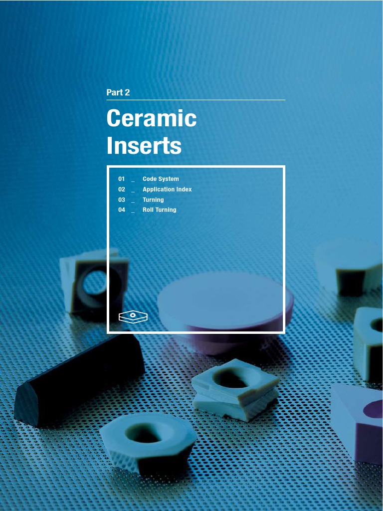 Ceramic Inserts for Turning Applications | PDF | Inch | Engineering ...