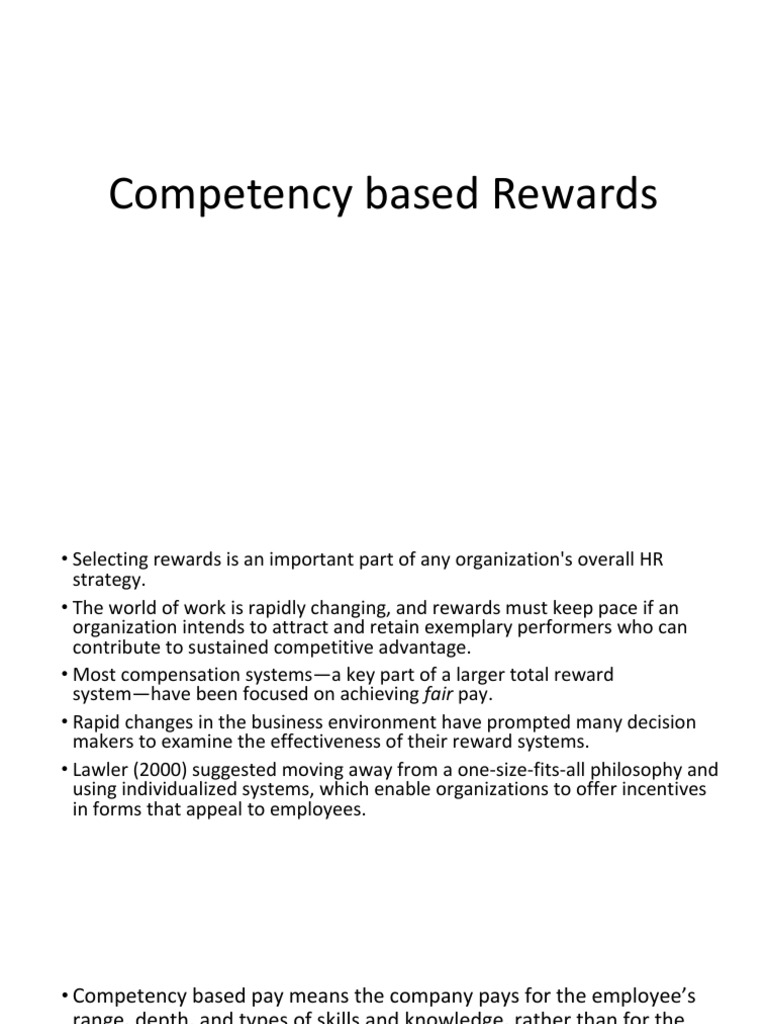 Competency Based HRM | PDF | Competence (Human Resources) | Employment