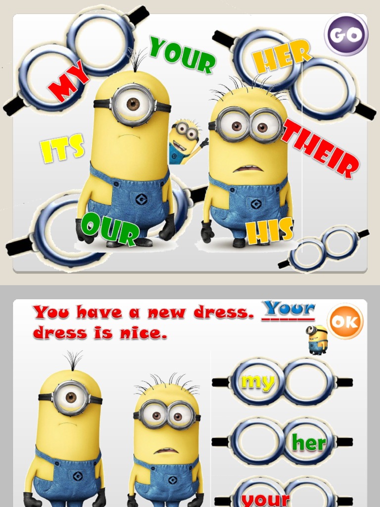 Possessive Pronouns Fun Activities Games Games - 67972 | PDF