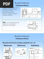 Podsumowanie Linii, Typy, Zastosowania, Przykłady, Normy | PDF