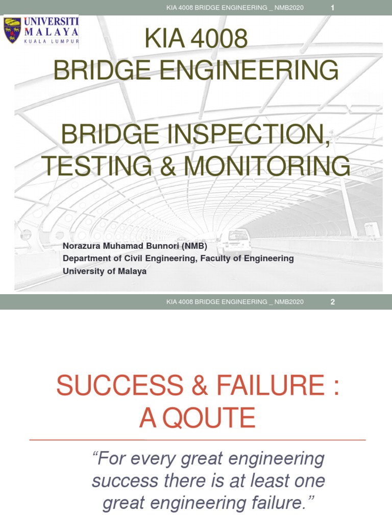 Topic 7 - Bridge Assessment | PDF | Corrosion | Concrete