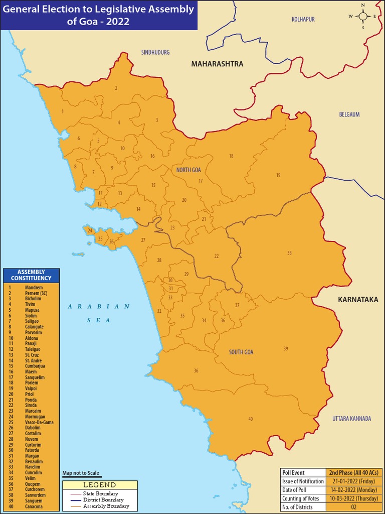 Goa Map | PDF