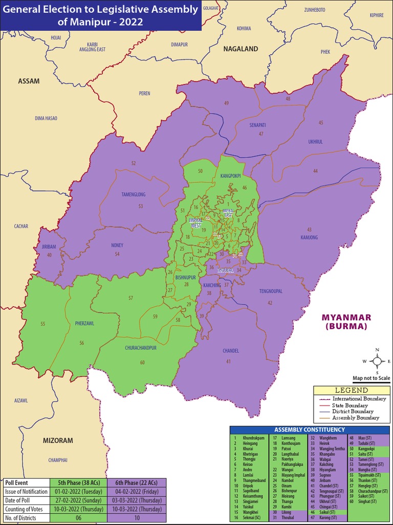 Manipur Map | PDF