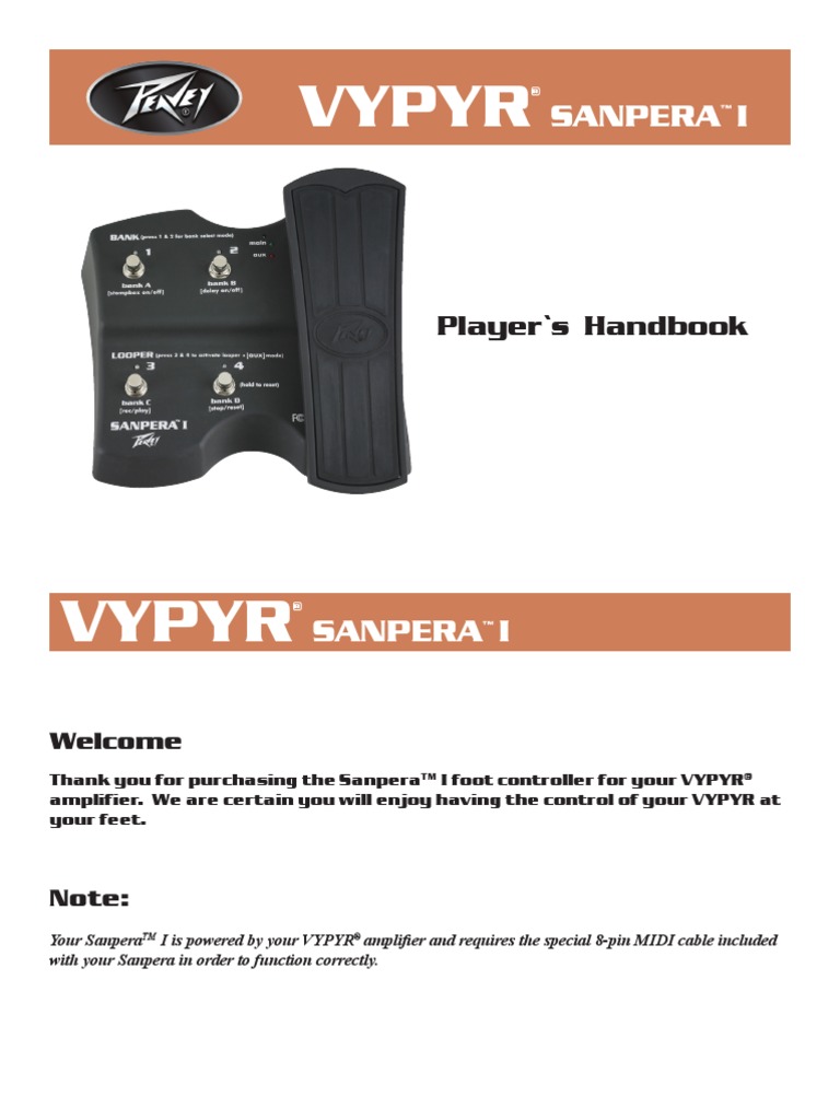 Vypyr: Sanpera I | PDF | Sound Technology | Electronics