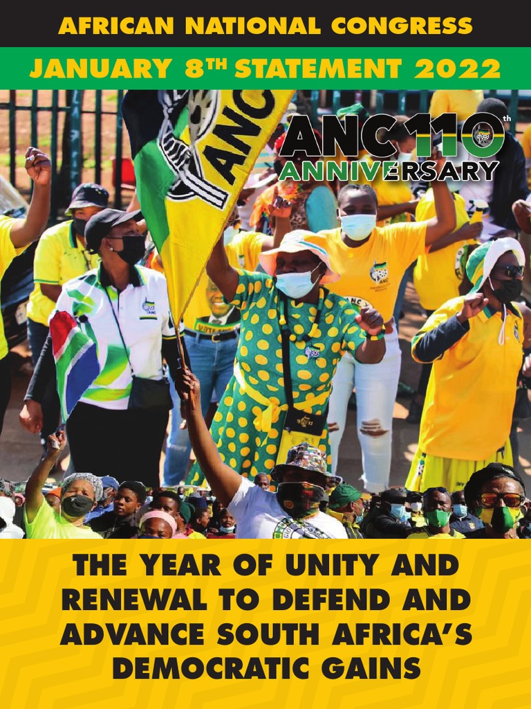 ANC January 8th Statement 2022 | PDF | African National Congress ...