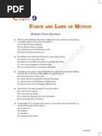 CBSE Class 9 Physics Worksheet - Force and Laws of Motion | PDF ...