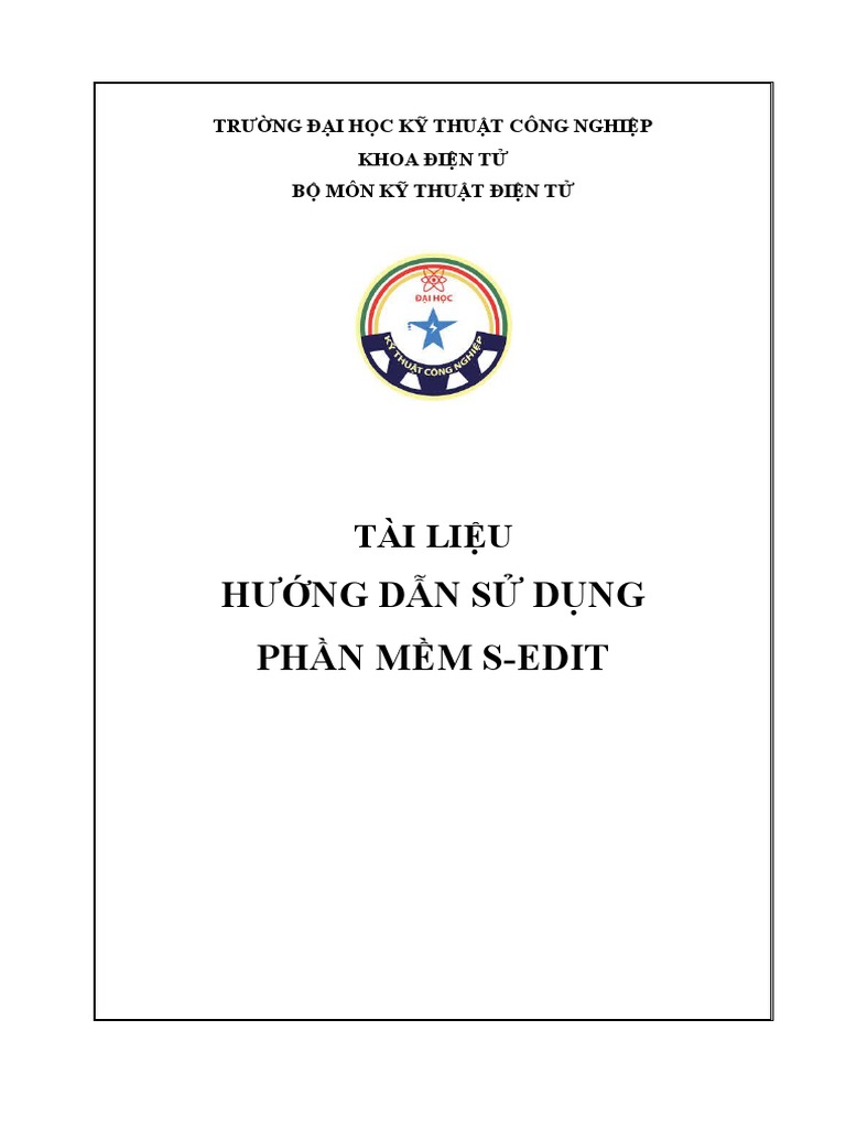 Tài liệu hướng dẫn sử dụng S Edit | PDF