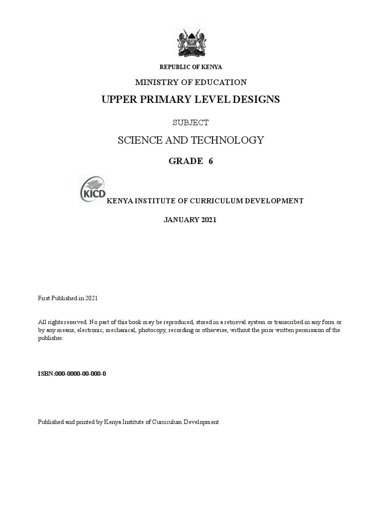 Grade 6 Science and Technology | PDF | Circulatory System | Curriculum
