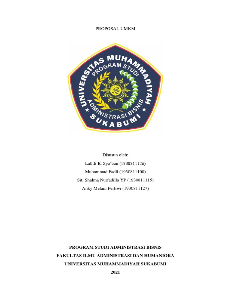 Proposal Umkm | PDF