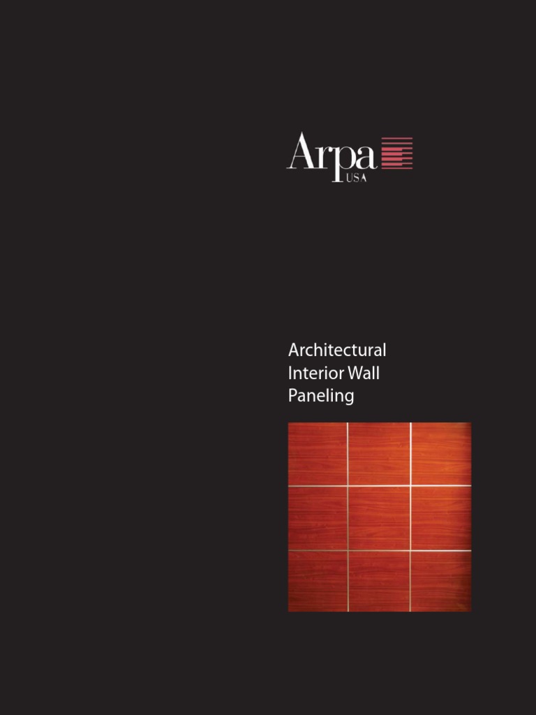 Architectural Interior Wall Paneling | PDF | Screw | Adhesive