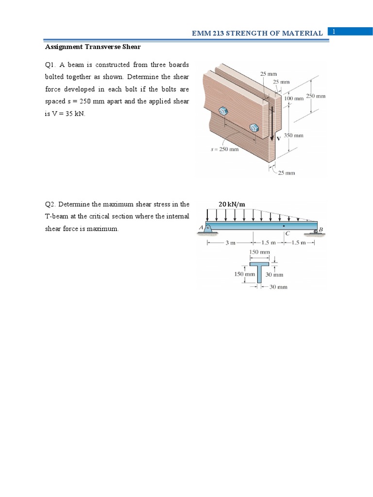 Transverse Shear | PDF