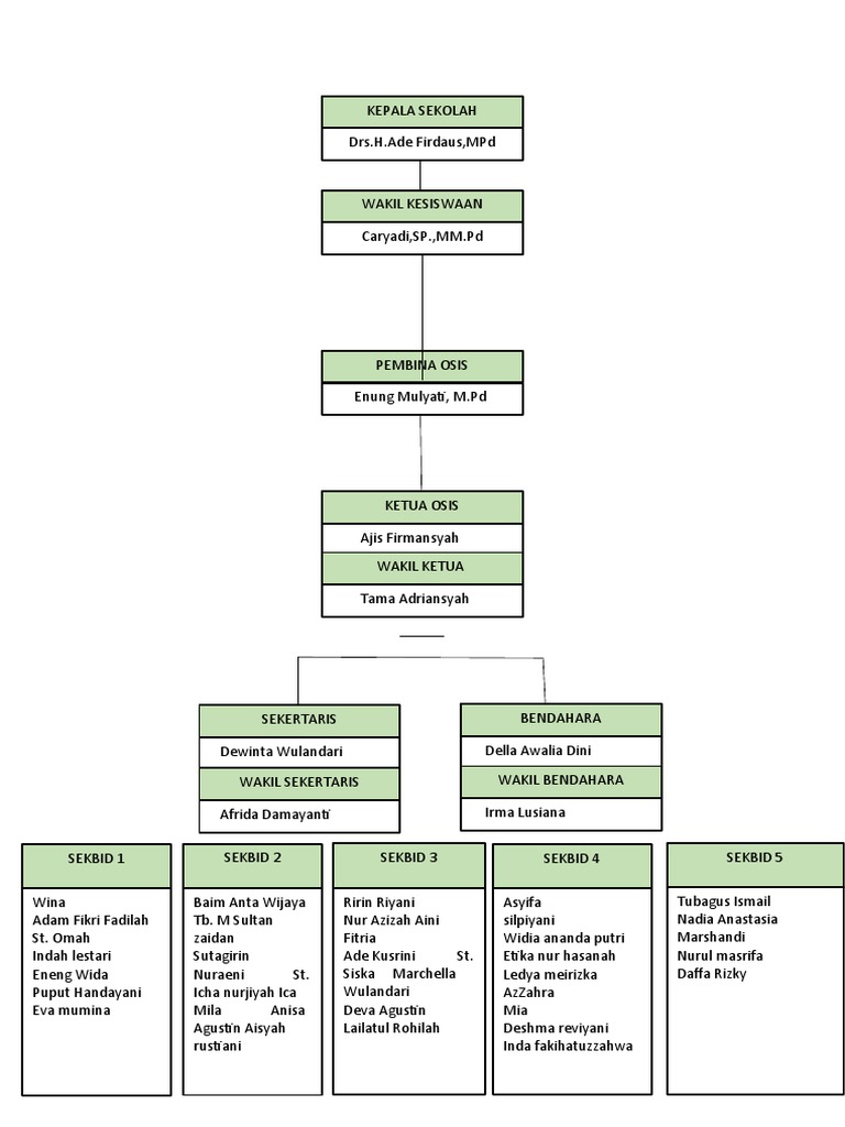 Dokumen Bagan OSIS | PDF