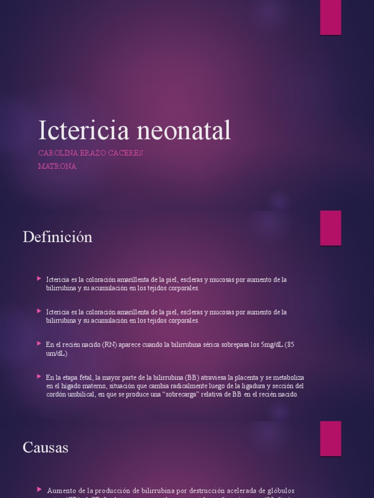 Ictericia Neonatal | PDF | Medicina | Enfermedades y trastornos