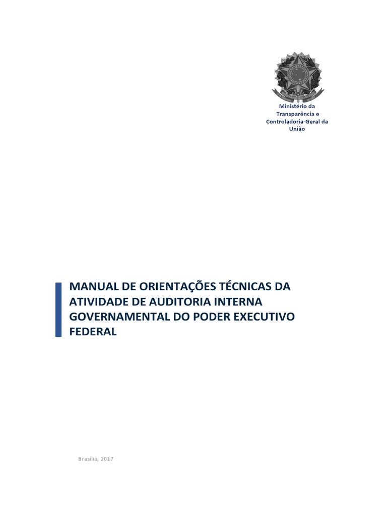 Manual de Orientacoes Tecnicas | PDF | Contabilidade | Auditoria interna Manual de Orientacoes Tecnicas | PDF | Contabilidade | Auditoria interna
