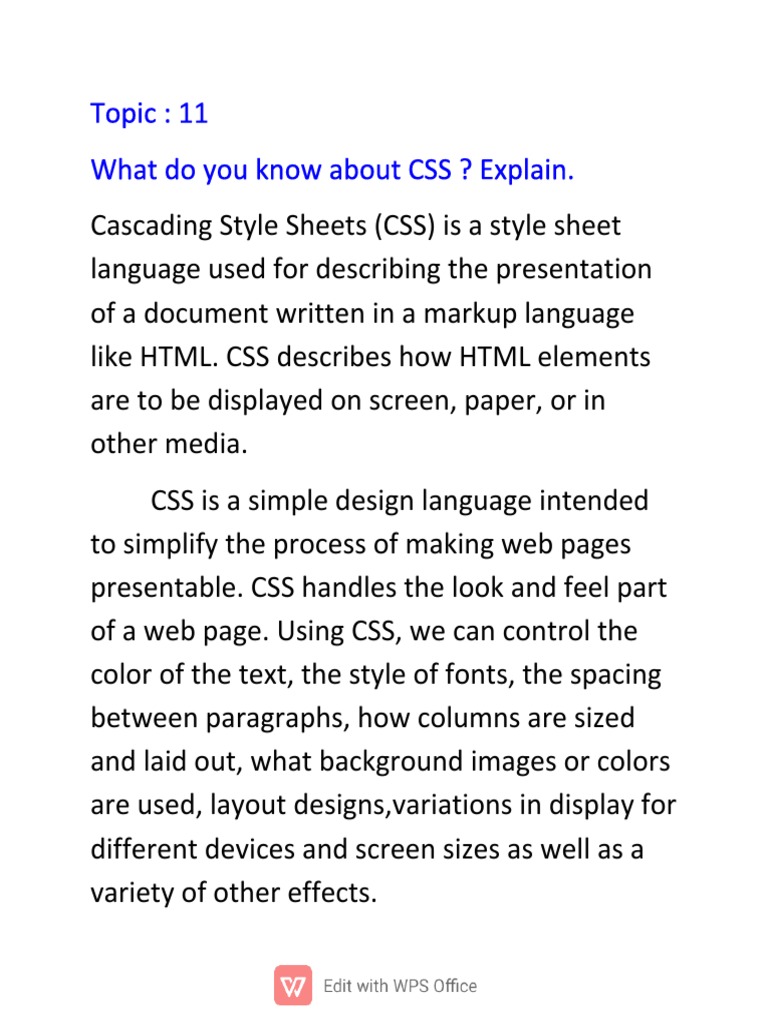 Cascading Style Sheets | PDF