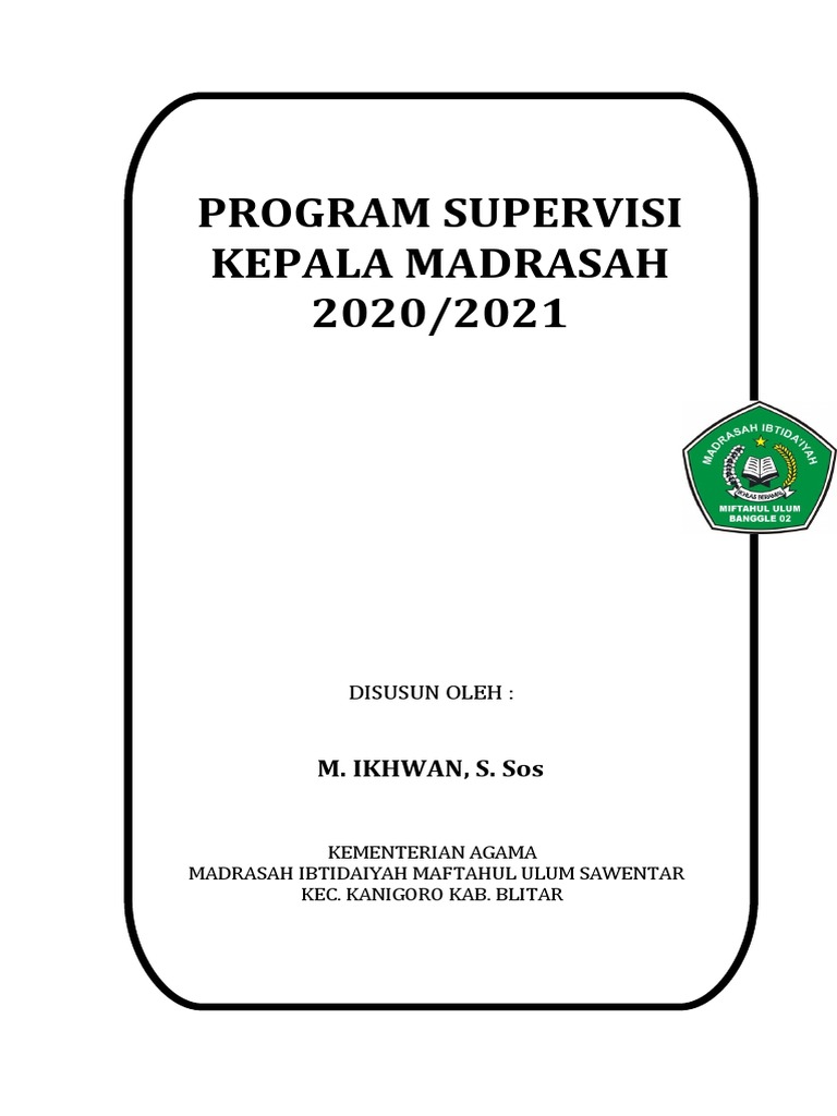 Sampul Supervisi 2020-2021 | PDF | Karier & Perkembangan | Bisnis