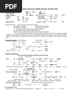 RCC Sump Design | PDF | Building Materials | Applied And ...