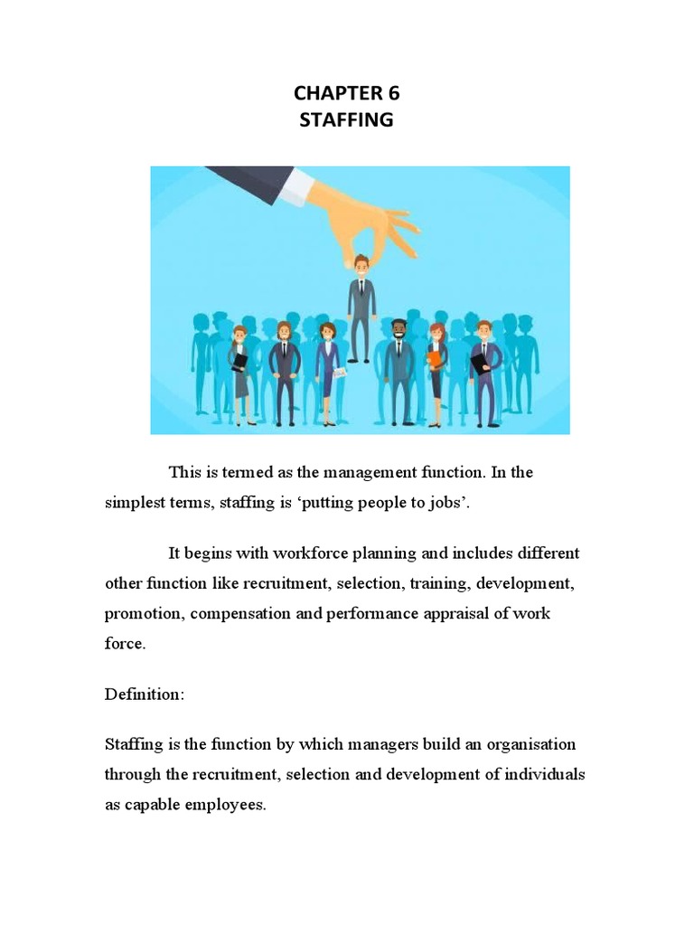 CHAPTER 6 Staffing | PDF | Human Resources | Recruitment