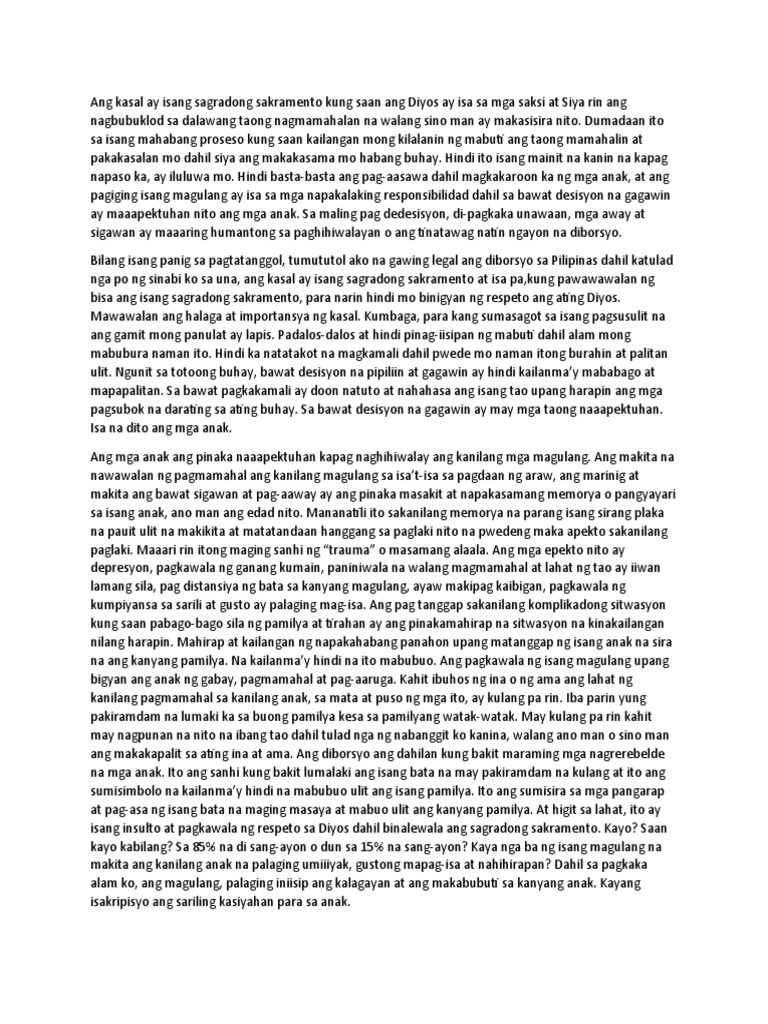 Diborsyo | PDF