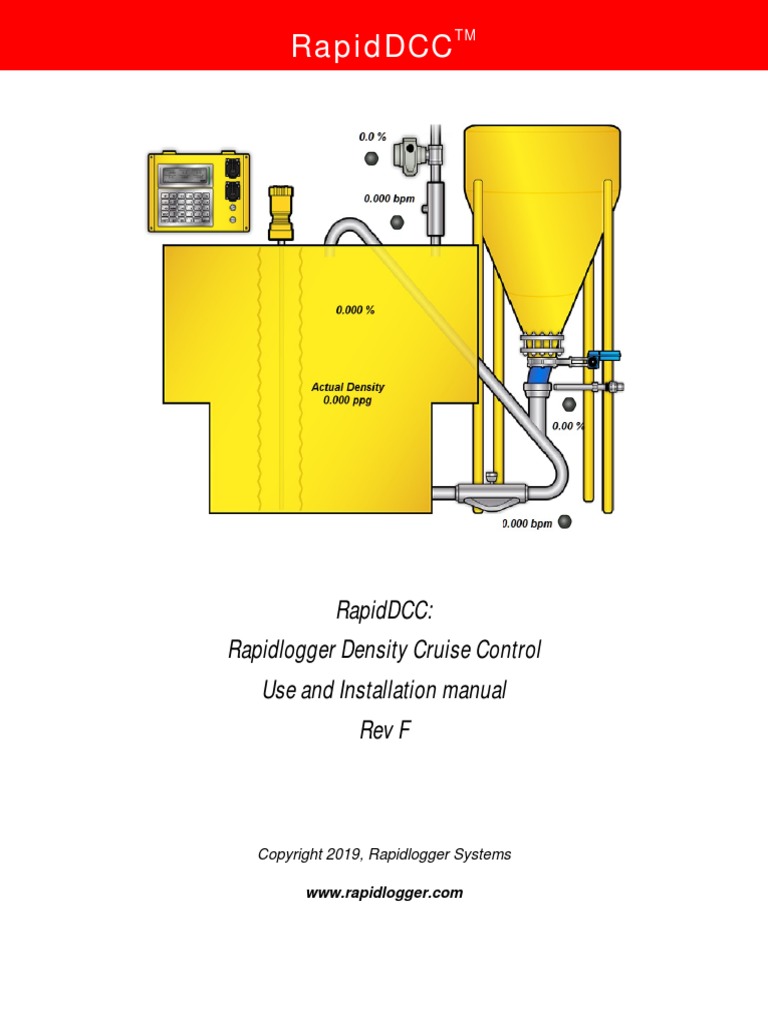 Rapidlogger Density Control Software User Manual Rev F | PDF | Flow ...