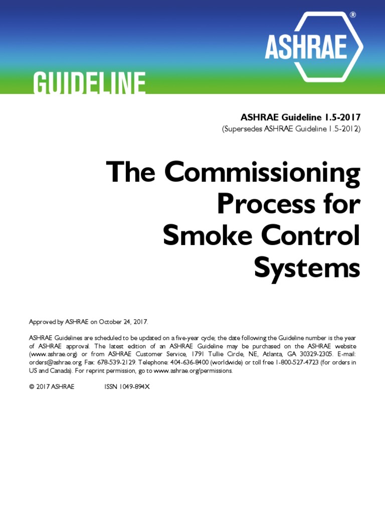 ASHRAE Guideline 1.5-2017 | PDF | Verification And Validation ...