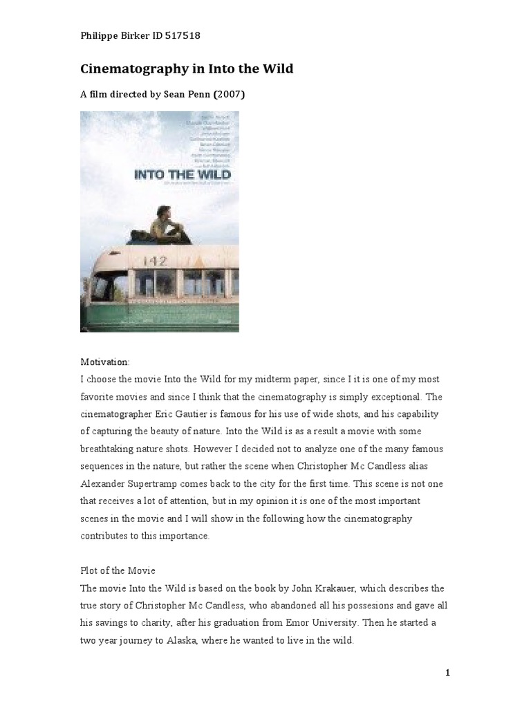 Cinematography Into The Wild | PDF | Cinematography