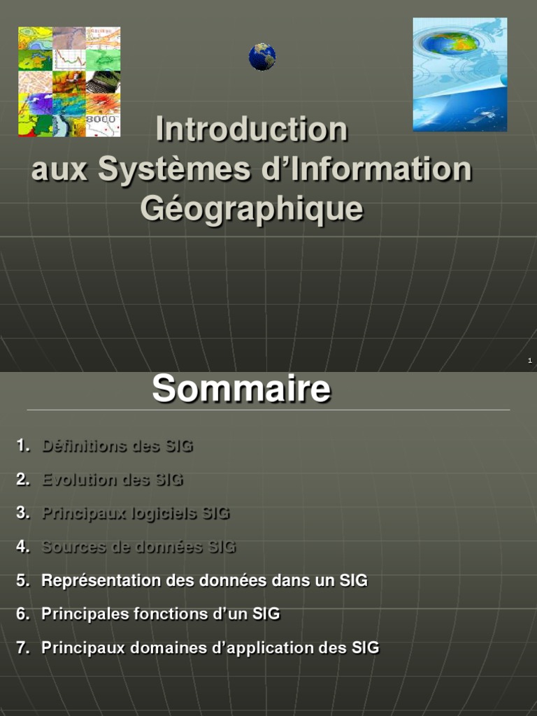 Introduction Aux SIG P2 | PDF | Système d'information géographique | Analyse spatiale