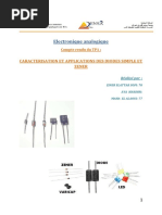 Diodes Cours Et Exercices Corriges | PDF | Diode | Redresseur