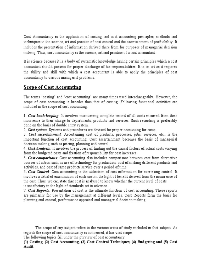Unit 1 Introduction | PDF | Cost Accounting | Financial Accounting